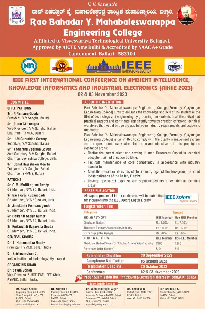 Rao Bahadur Y. Mahabaleswarappa Engineering College